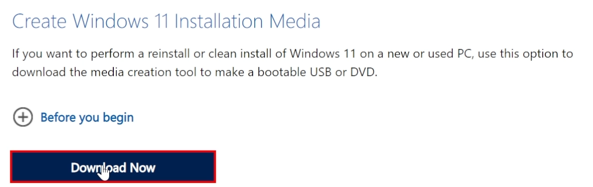 Download Windows 11 ISO with the Media Creation Tool - Tech Based