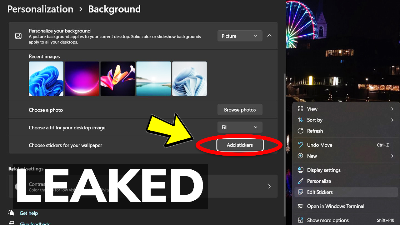 New Leaked Features in Windows 11 – Stickers, Tablet Mode, Power ...