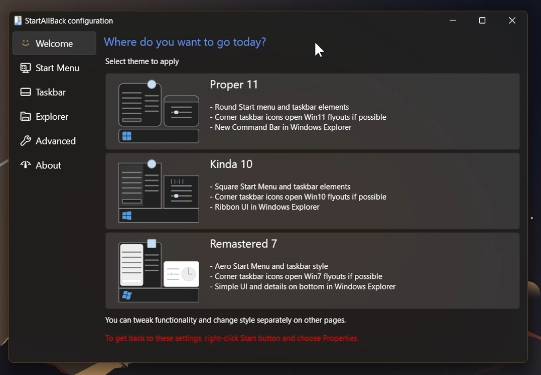 Startallback Windows 11