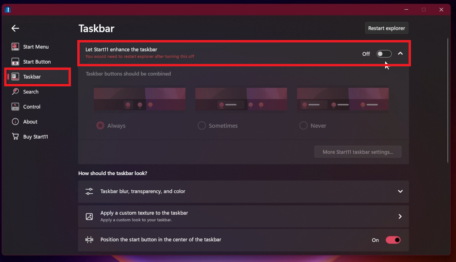 How to Set Taskbar Icons to Never Combine in Windows 11 - Tech Based