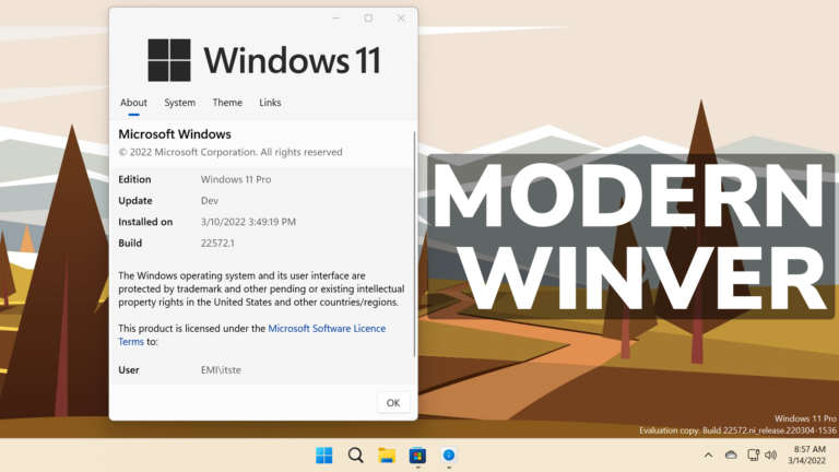 How to Enable Modern Winver in Windows 11 - Tech Based