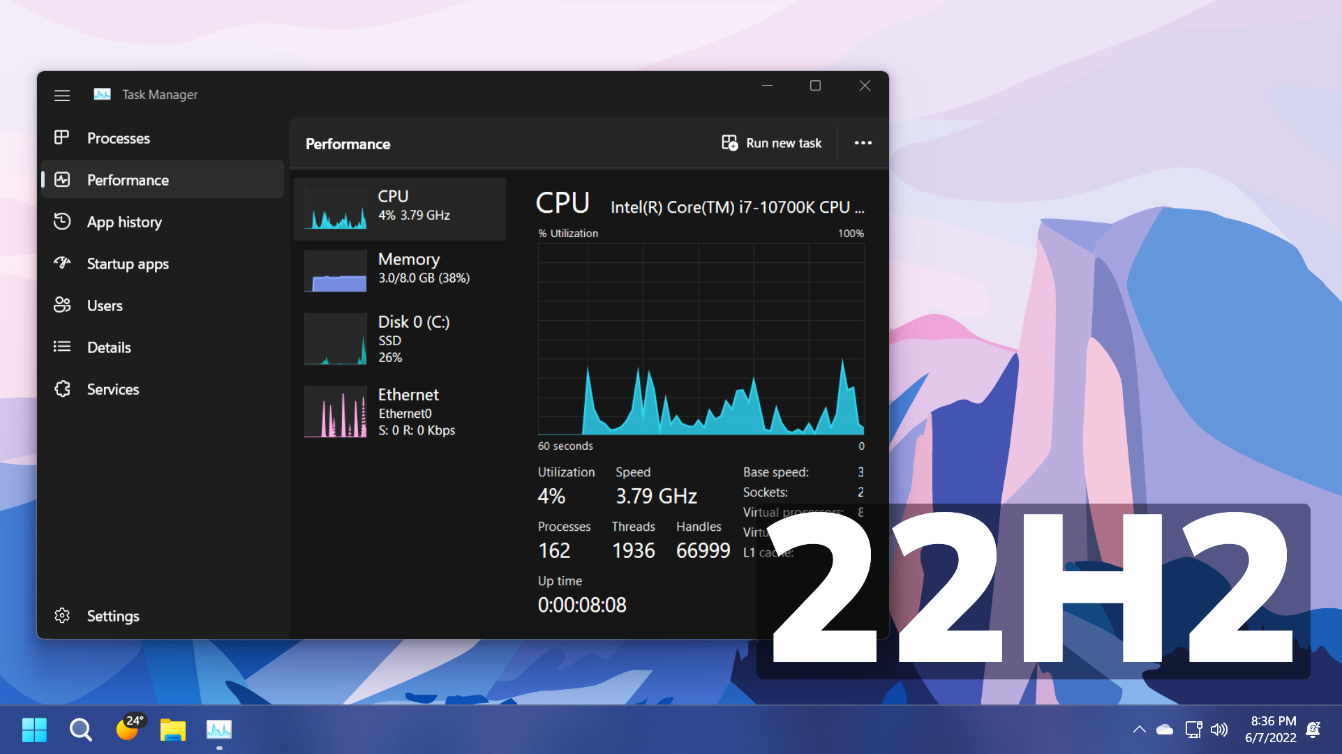 Windows 11 22H2 Now Available in the Release Preview Channel – New Task ...