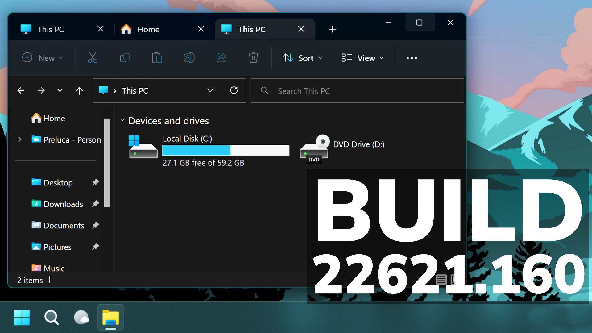 New Windows 11 Build 22621.160 – Tabs in File Explorer are coming to ...