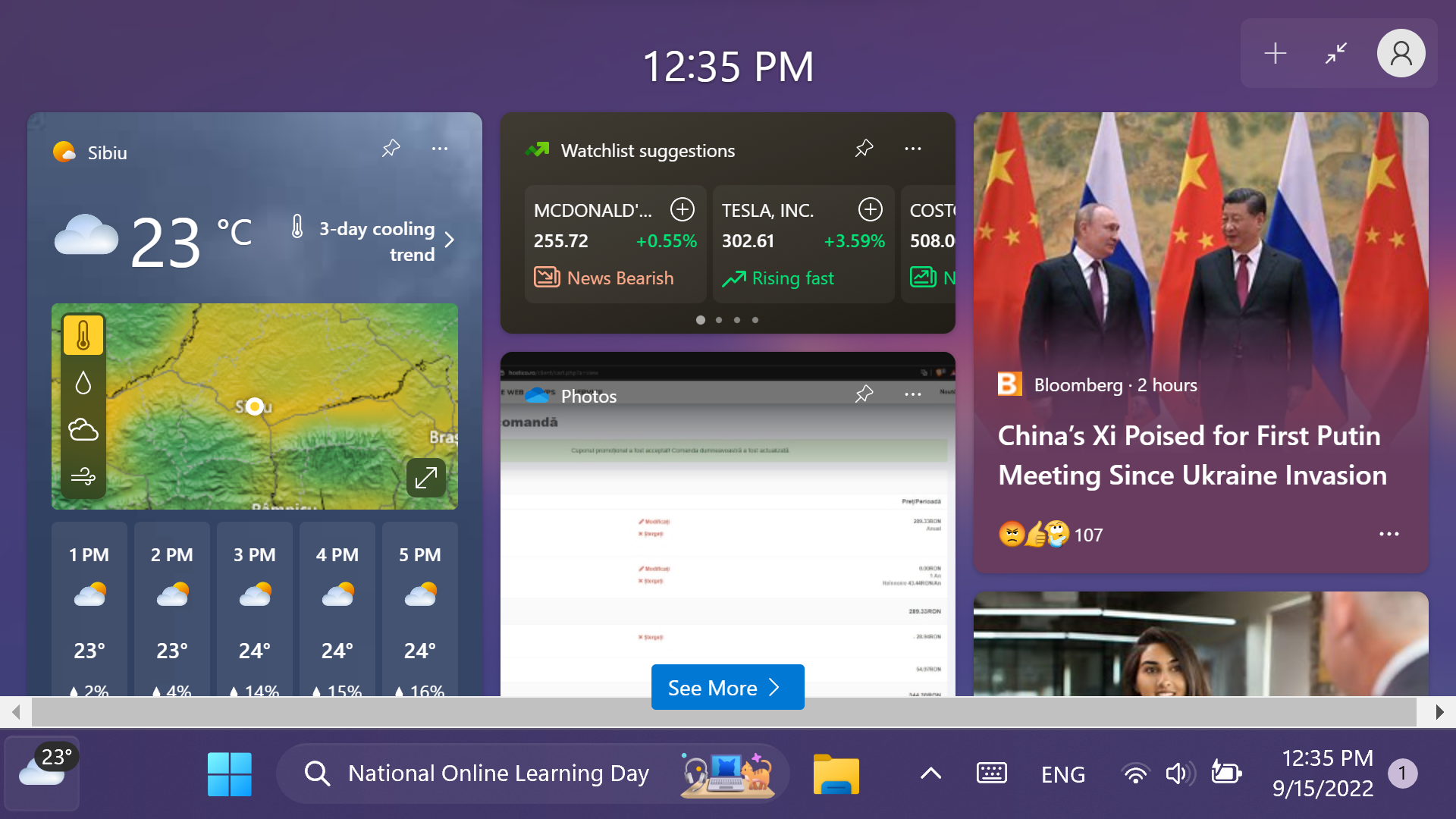 How to Enable New Fullscreen Widgets in Windows 11 25201 - Tech Based