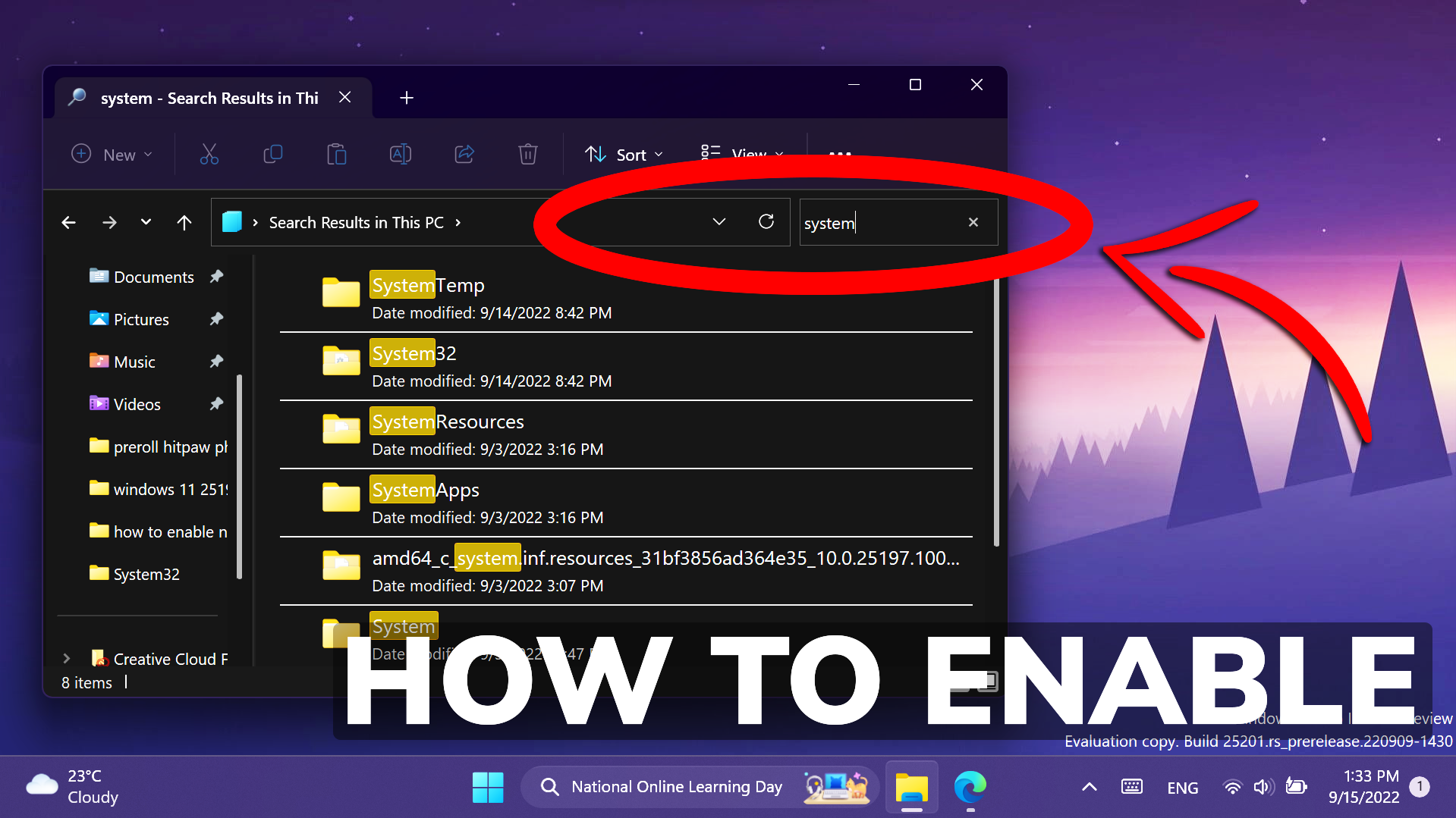 How to Enable New Live File Explorer Search in Windows 11 25201 - Tech ...