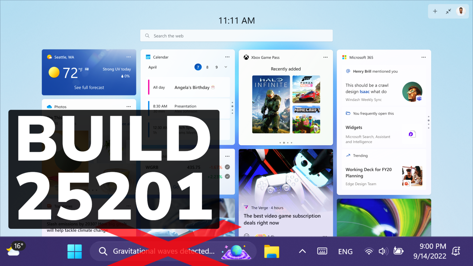 New Windows 11 Build 25201 – Expanded View in Widgets, New Search Visuals Removed, ISO, Fixes ...