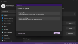 How to Enable New Dialog UI for Reset This PC in Windows 11 25231 - Tech Based