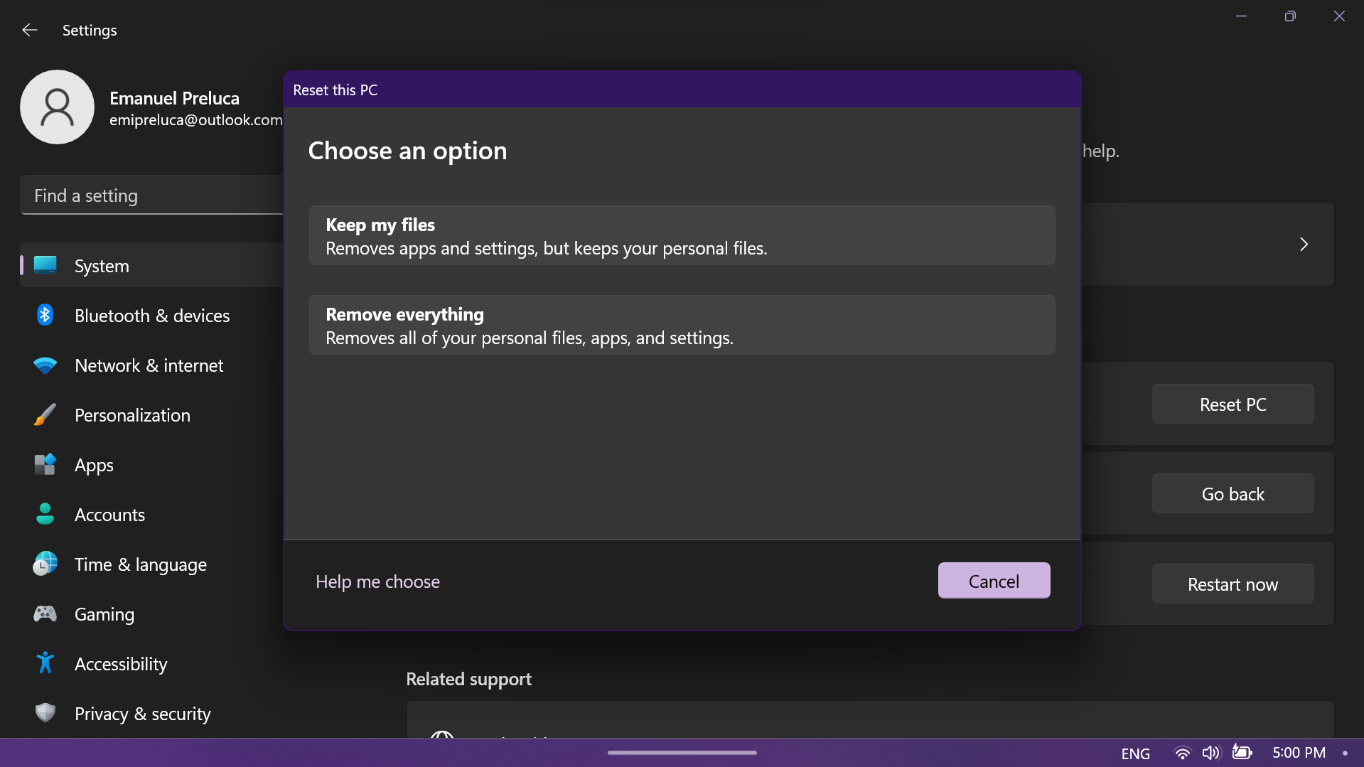How To Enable New Dialog Ui For Reset This Pc In Windows 11 25231 Tech Based