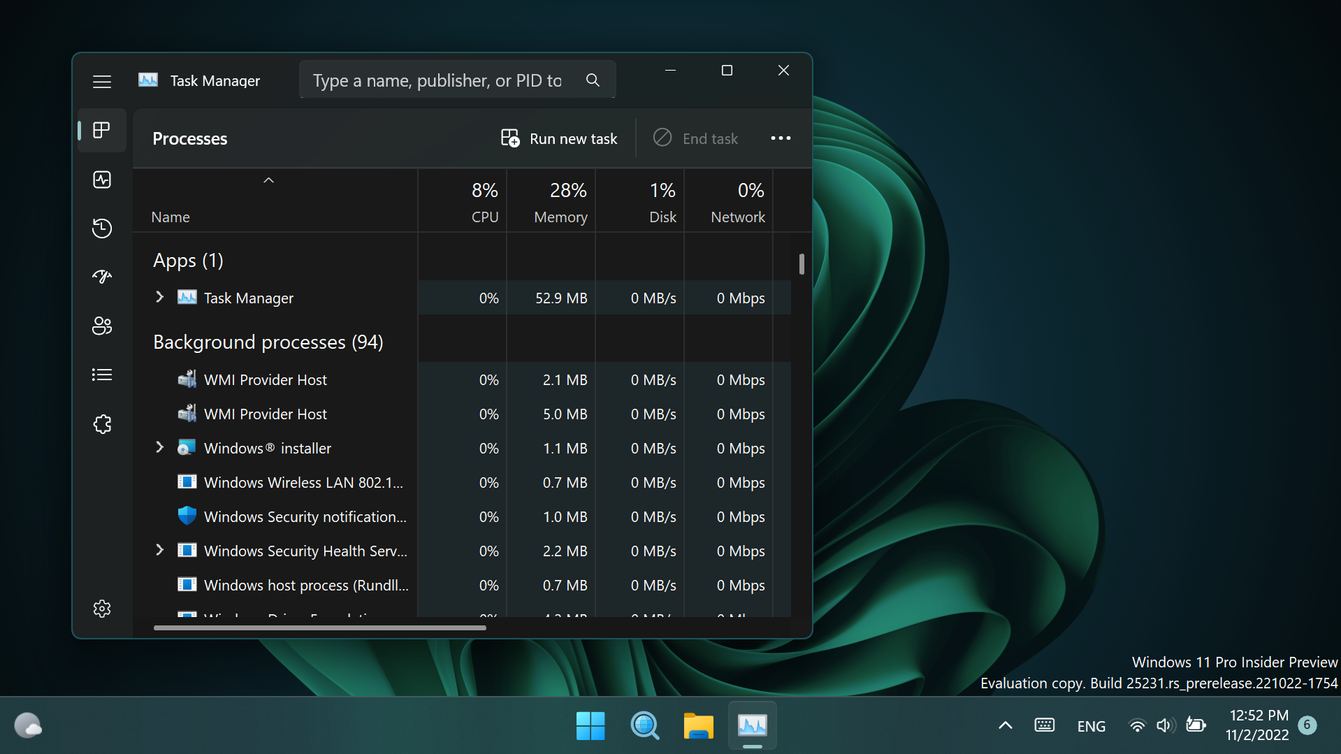 How to Enable New Search Box in Task Manager in Windows 11 25231 - Tech ...
