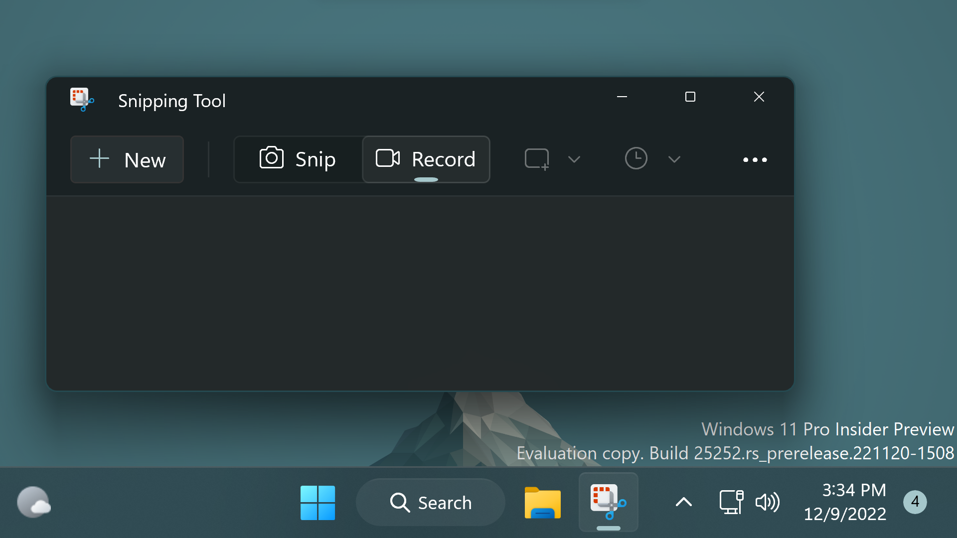 New Snipping Tool App with Screen Recording in Windows 11 - Tech Based