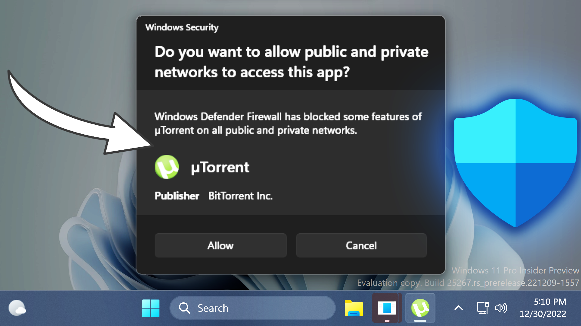 New Windows Firewall Dialog Design in Windows 11 - Tech Based