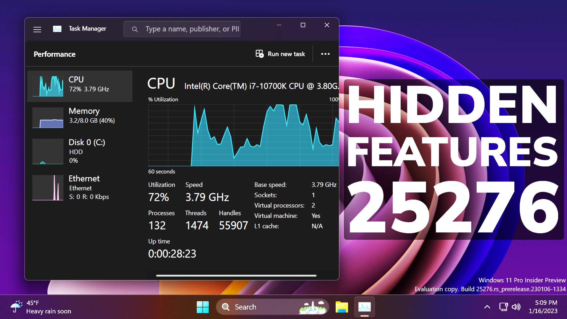 Enable New Hidden Features in Windows 11 25276 – Firewall Dialog, Live Kernel Dump, Details Pane ...