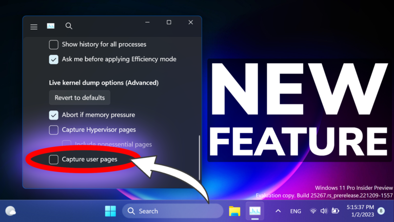 New Task Manager Hidden Feature on Windows 11 25267 (How to Enable) - Tech Based