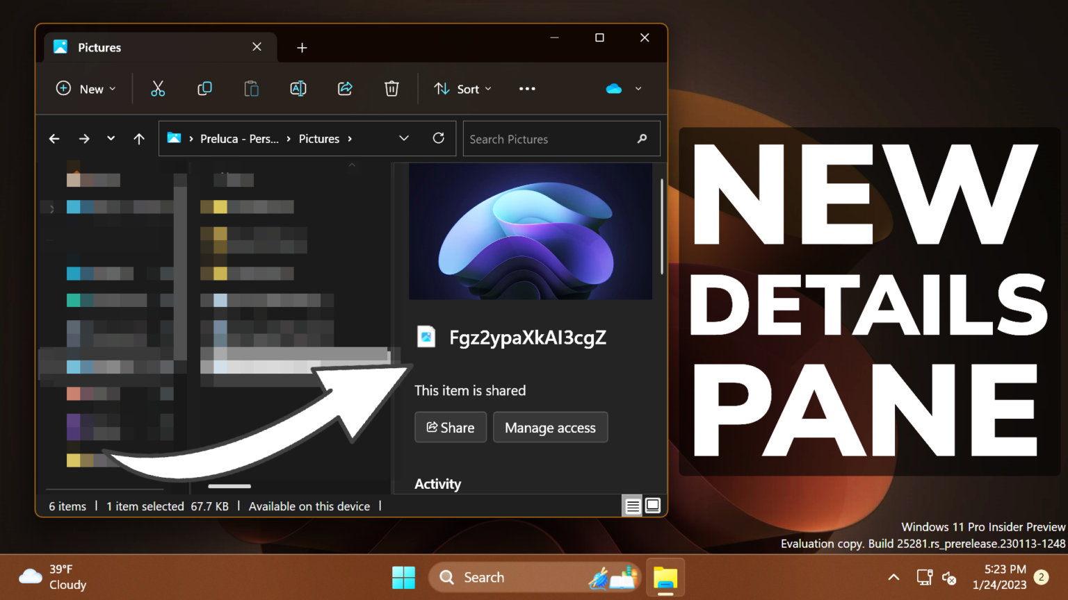 How to Enable New Details Pane in File Explorer with Dark Mode and New ...