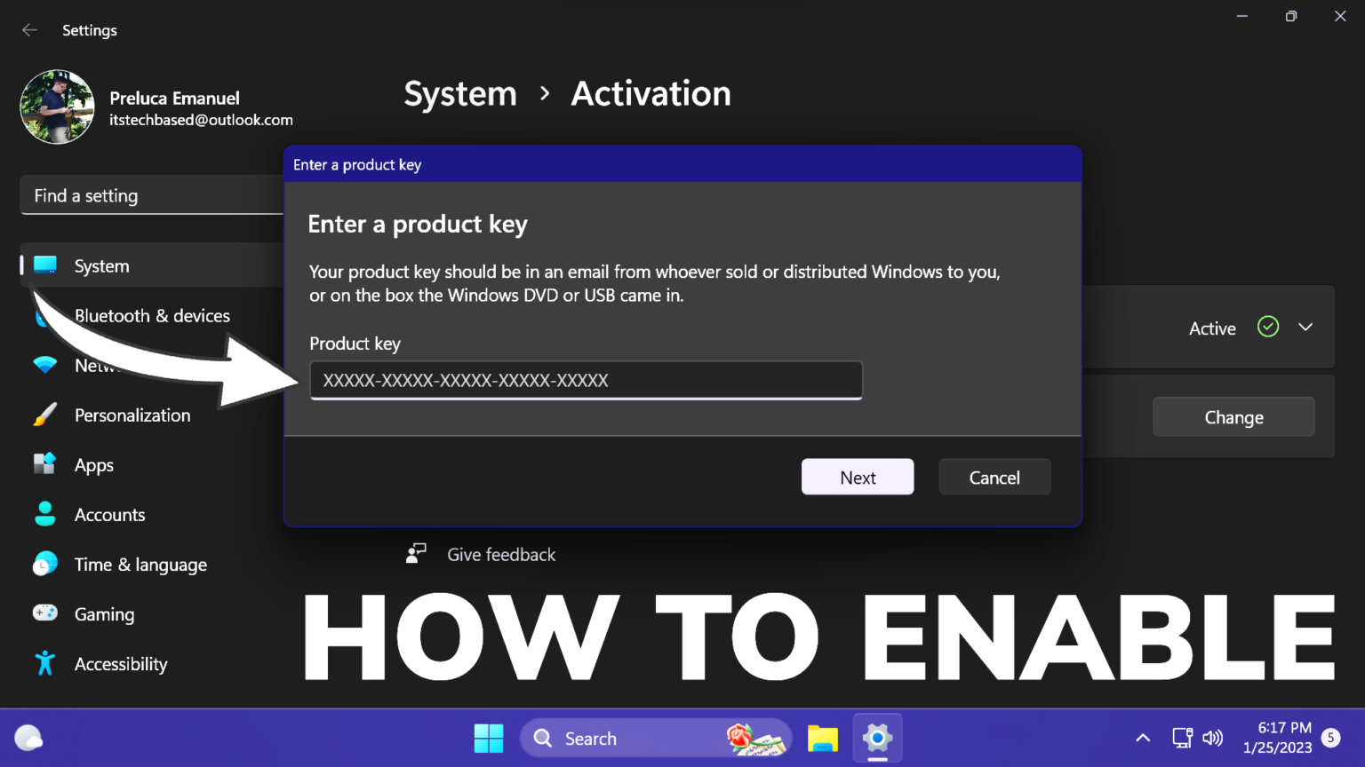 How to Enable New Redesigned Change Product Key Dialog in Windows 11 ...