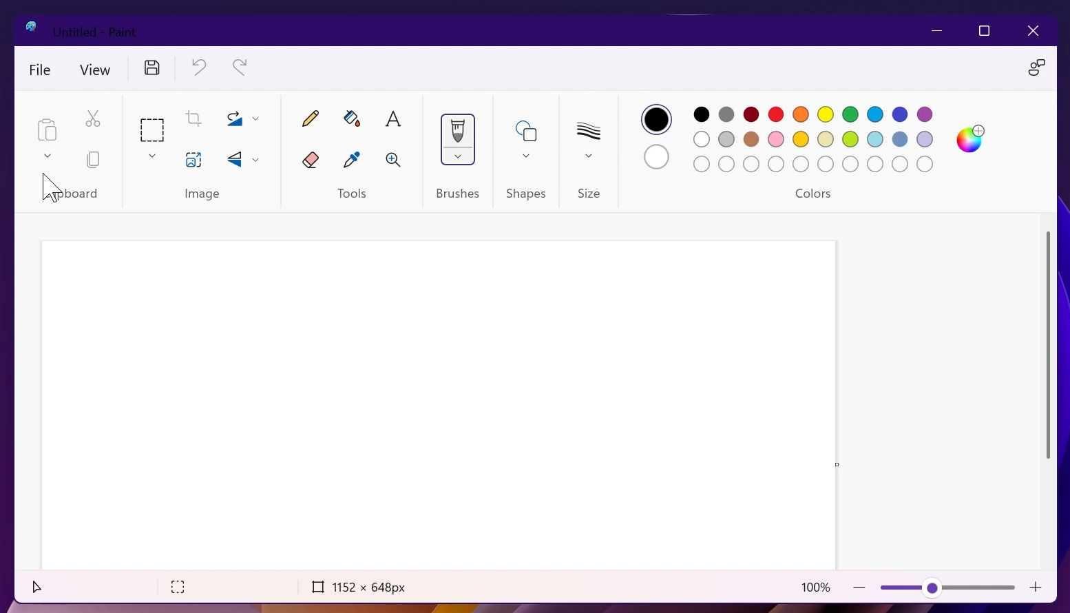 New Paint App in Windows 11 with Updated Design - Tech Based