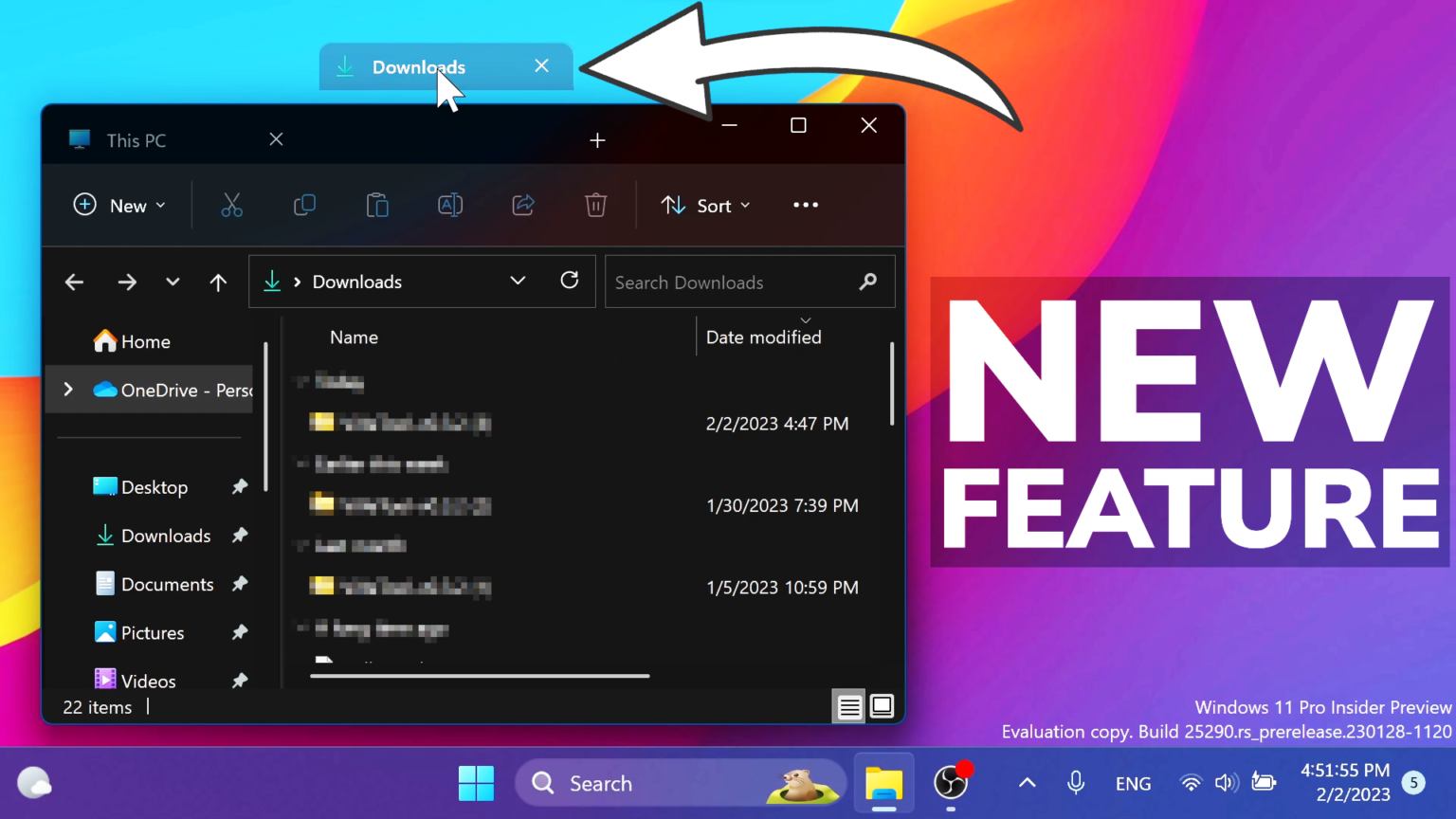 How to Enable New Feature for Tabs in File Explorer in Windows 11 25290 - Tech Based