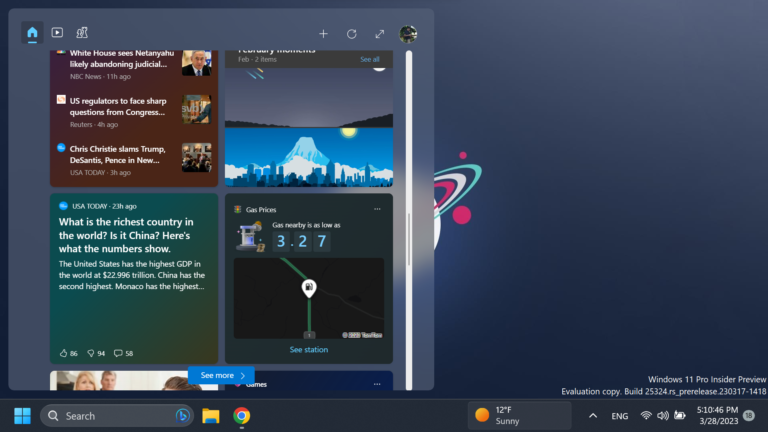 How to Enable New Widgets Features in Windows 11 25324 – New UI ...