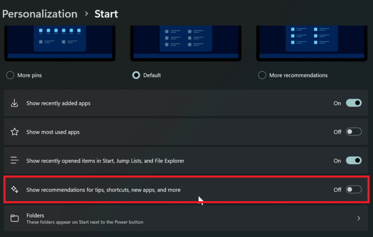 How to Enable New Start Menu Option in Windows 11 25309 - Tech Based