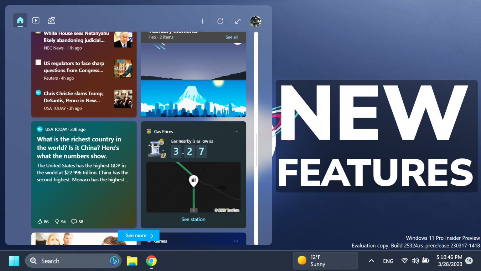 How to Enable New Widgets Features in Windows 11 25324 – New UI ...