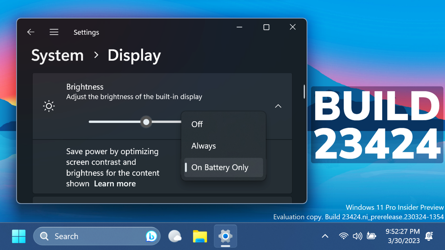 New Windows 11 Build 23424 – New Settings App Features, New Widgets Board and Fixes (Dev) - Tech ...