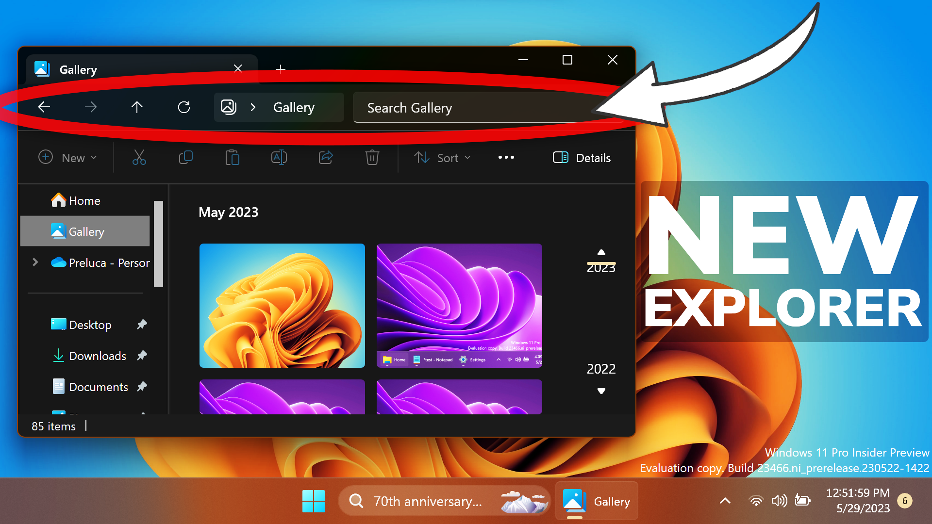 How To Enable New File Explorer Address Bar In Windows 11 23466 Tech Based