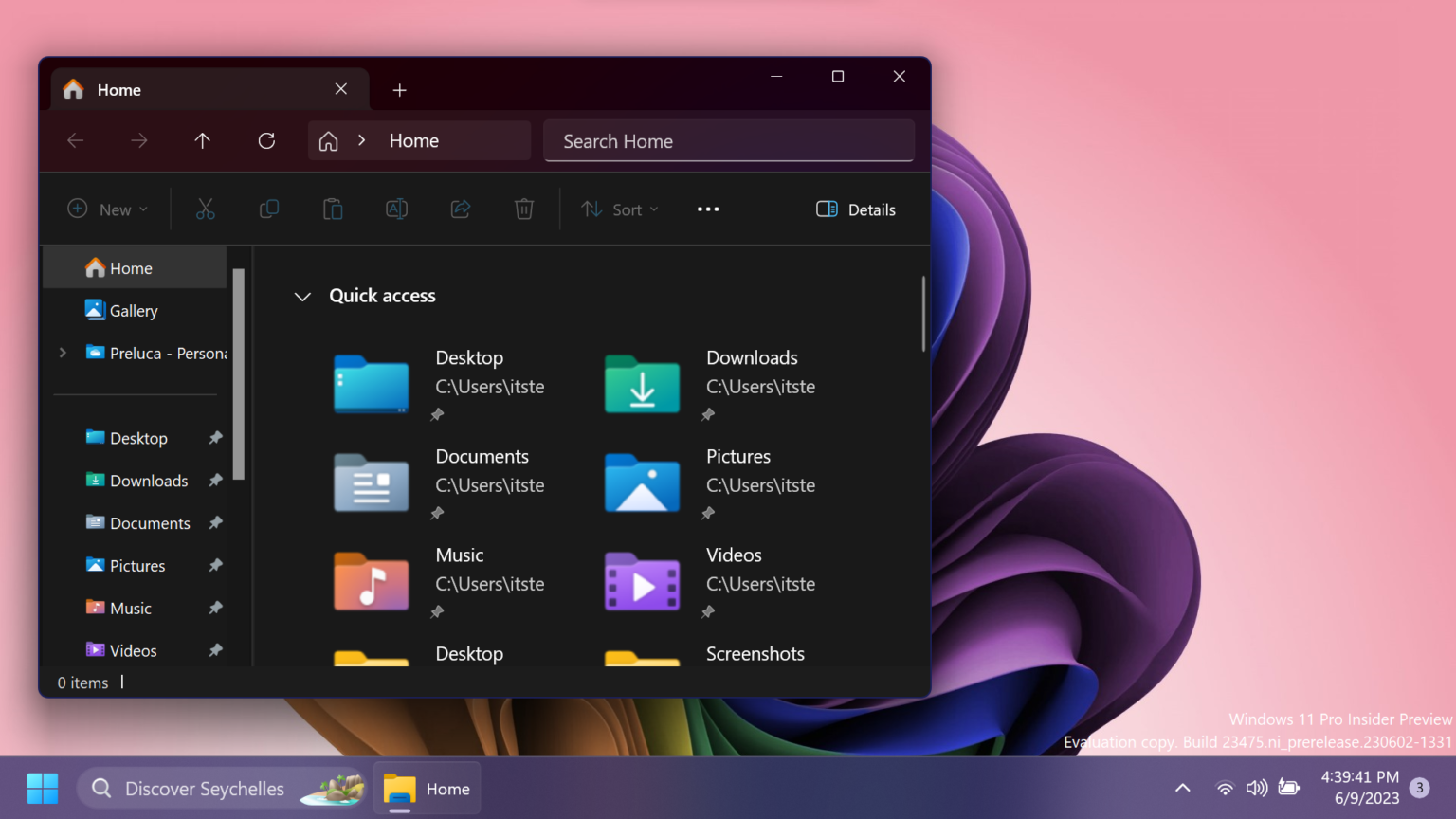 How to Enable New File Explorer Home Page in Windows 11 23475 - Tech Based