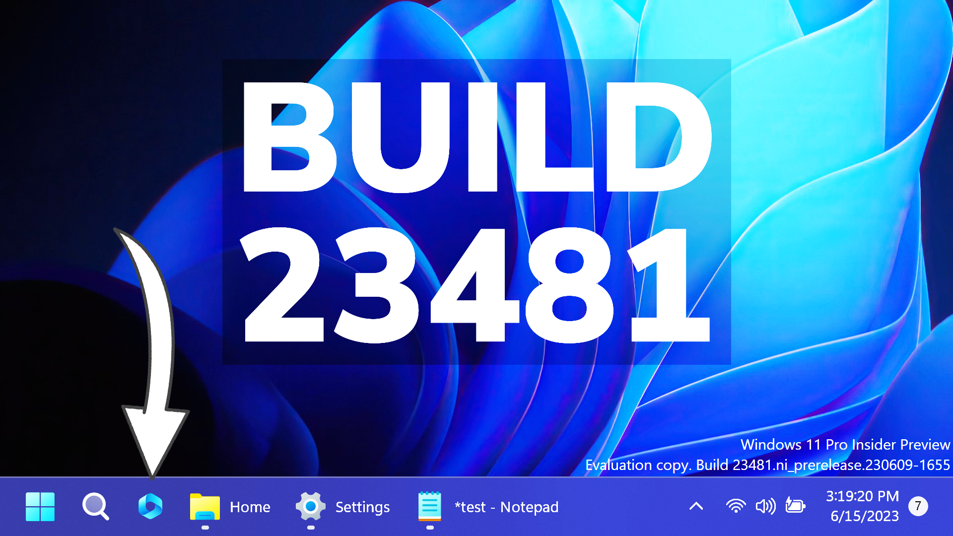 New Windows 11 Build 23481 – Never Combine Taskbar Icons, New Windows Copilot, and Fixes (Dev ...