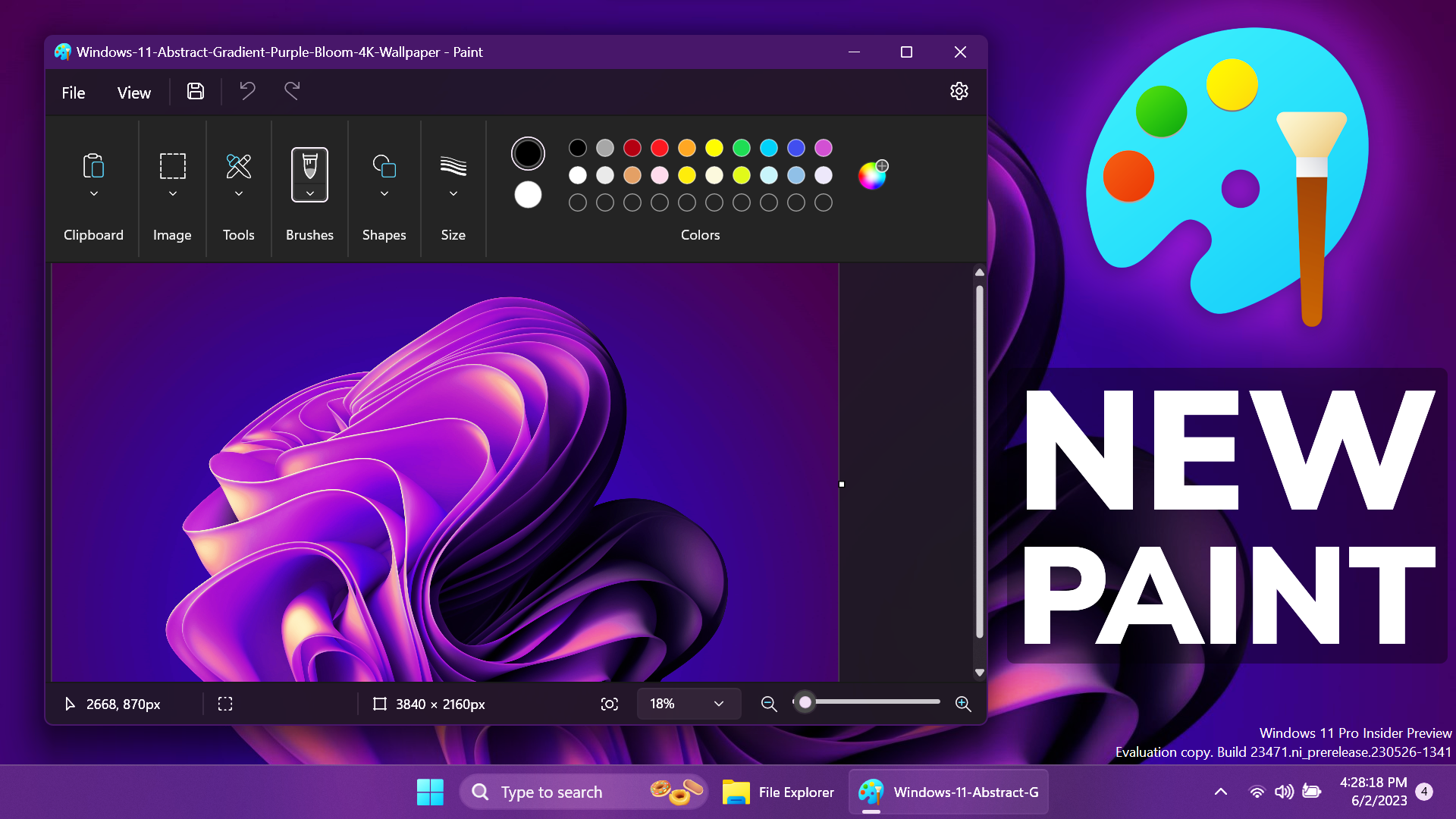 New Paint App with Dark Mode in Windows 11 (How to Install) - Tech Based