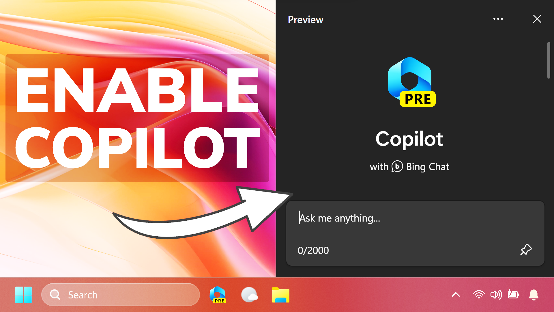 How to Enable New Copilot AI in Windows 11 22631.2262 (Beta) - Tech Based