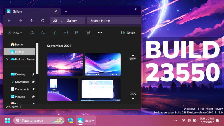 New Windows 11 Build 23550 – File Explorer Change, New WSL Update, and ...