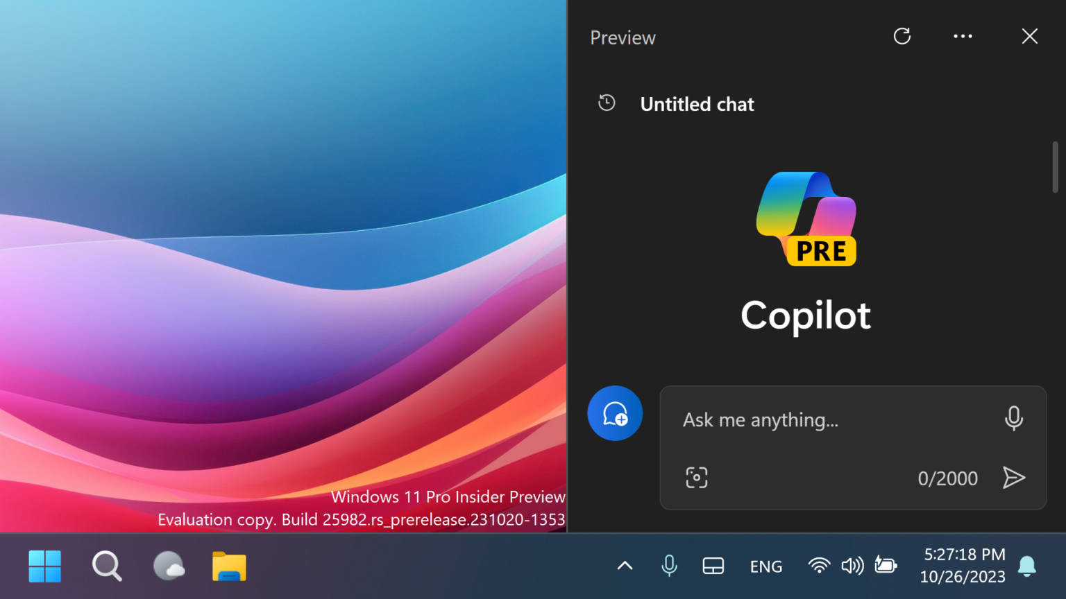 New Windows 11 Build 25982 – Copilot Enabled, Network and Settings ...