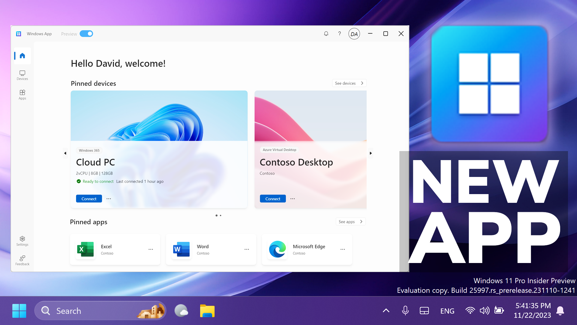 New Windows App in Windows 11 23H2 - Tech Based