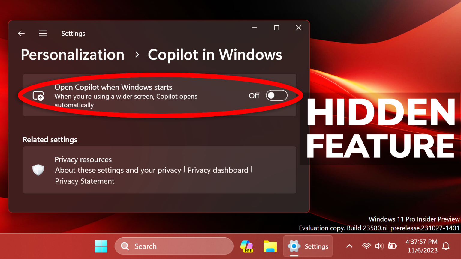 How to Enable New Settings Page for Copilot in Windows 11 23580 - Tech Based