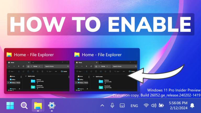 How to Enable New Taskbar Thumbnails and New Copilot Animations in ...