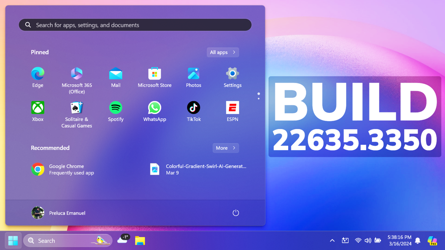 New Windows 11 Build 22635.3350 – New Start Menu Feature, and Fixes (Beta) - Tech Based