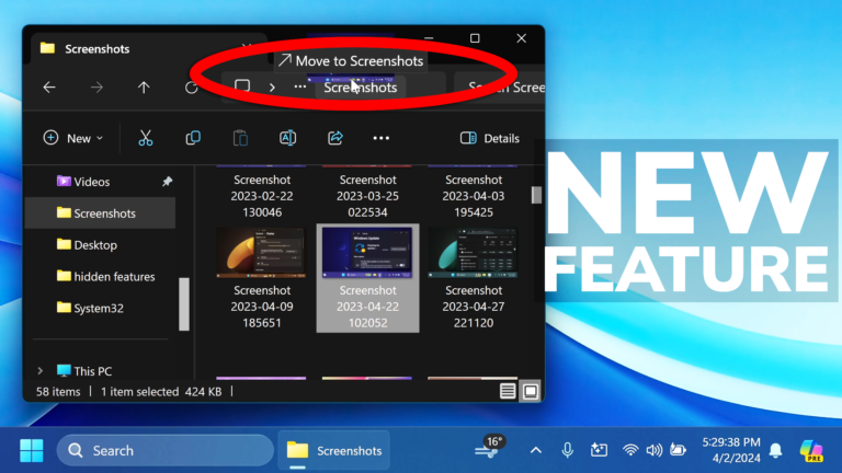 How to Enable New File Explorer Drag and Drop to the Address Bar in ...