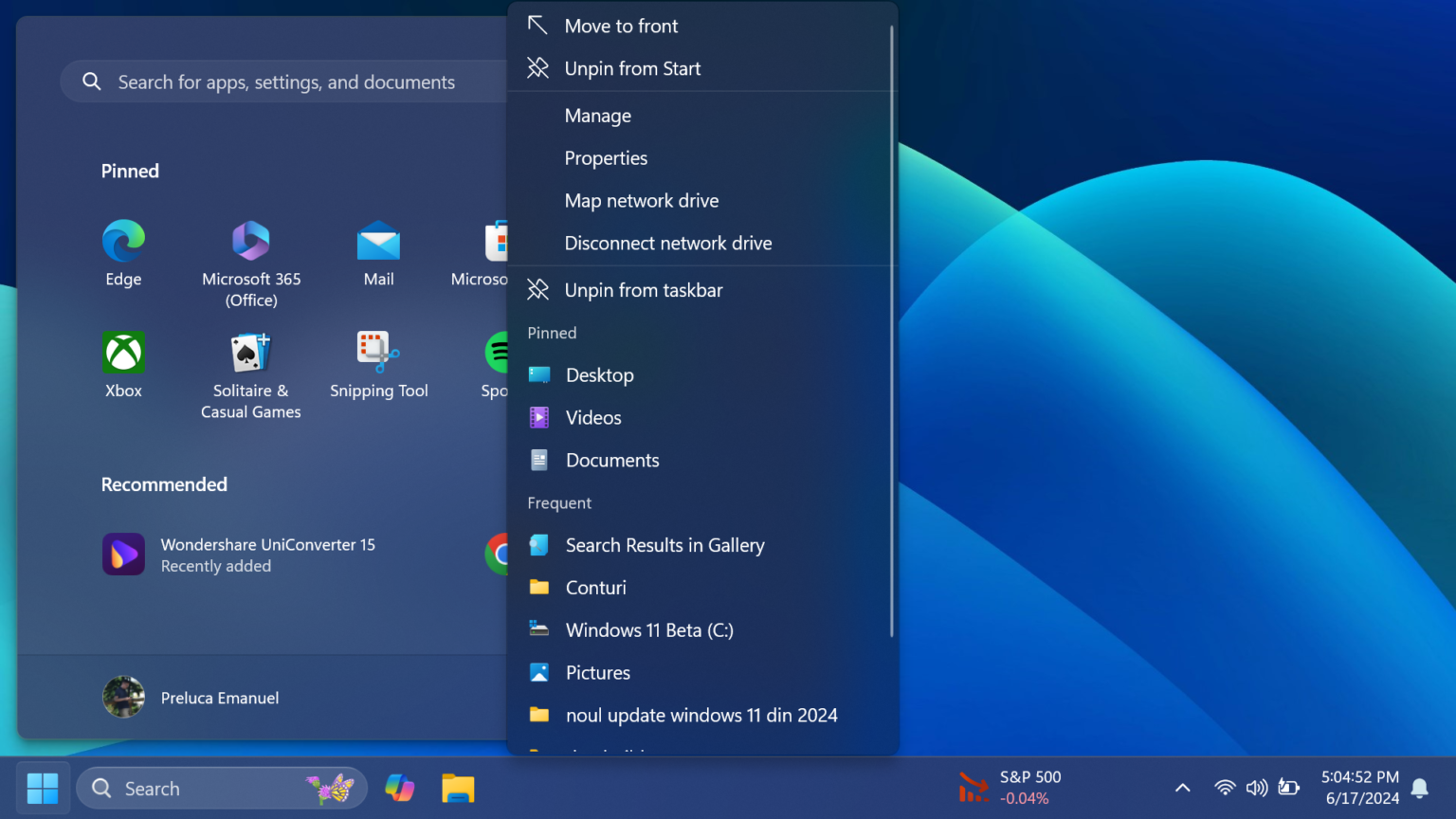 How to Enable New Start Menu Jump Lists in Windows 11 22635.3785 - Tech ...