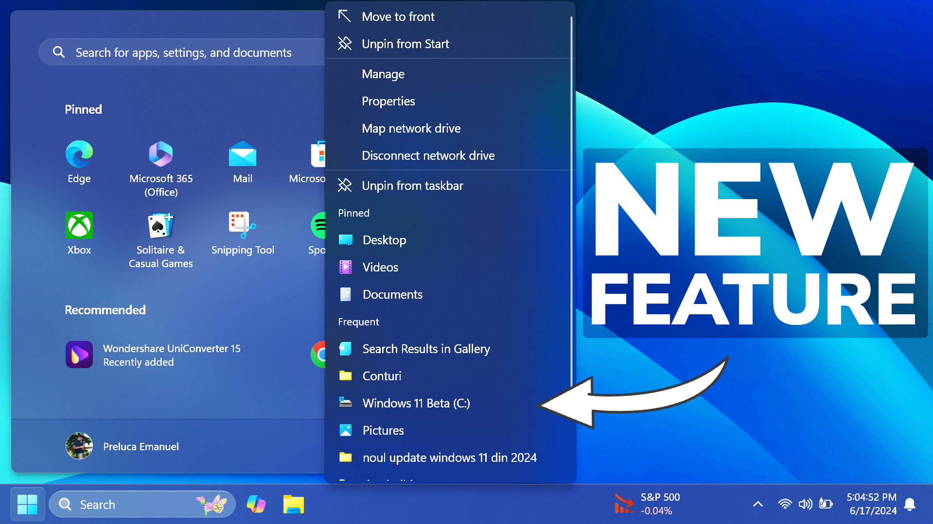 How to Enable New Start Menu Jump Lists in Windows 11 22635.3785 - Tech Based