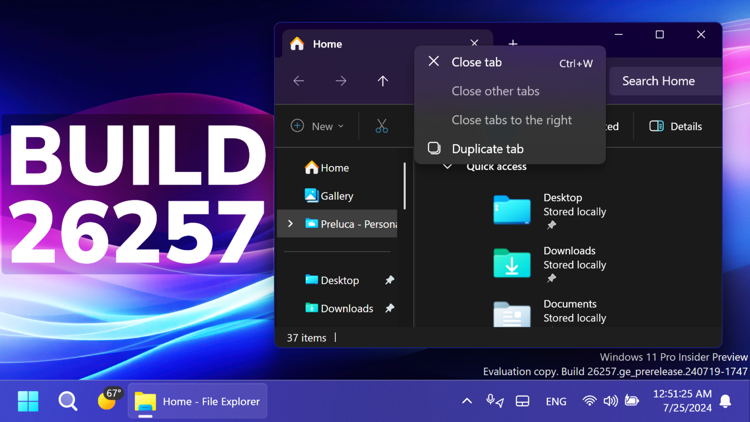 New Windows 11 Build 26257 – New File Explorer Feature, New Login ...