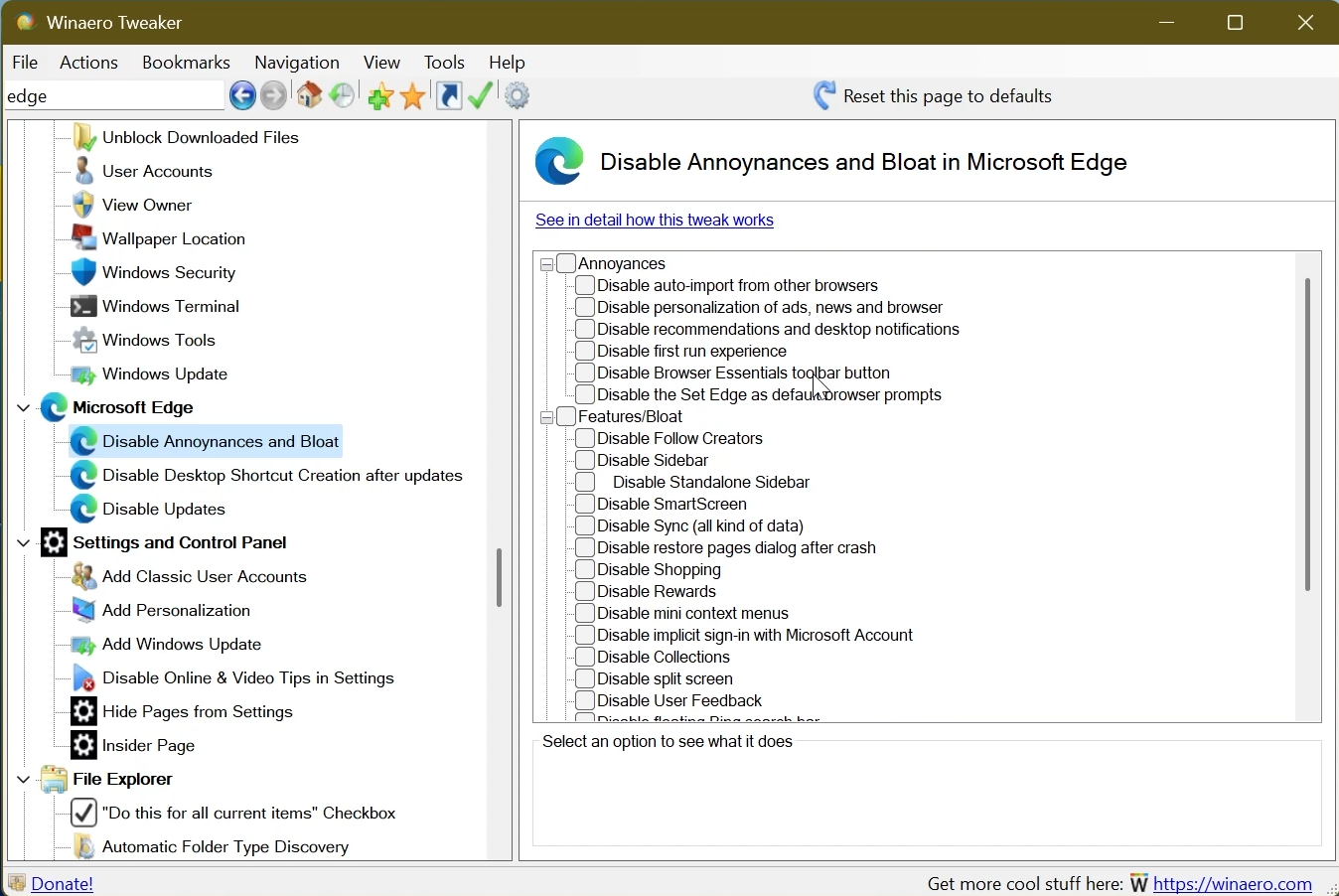 How to Change Windows 11 24H2 File Explorer and Remove Ads with Winaero ...