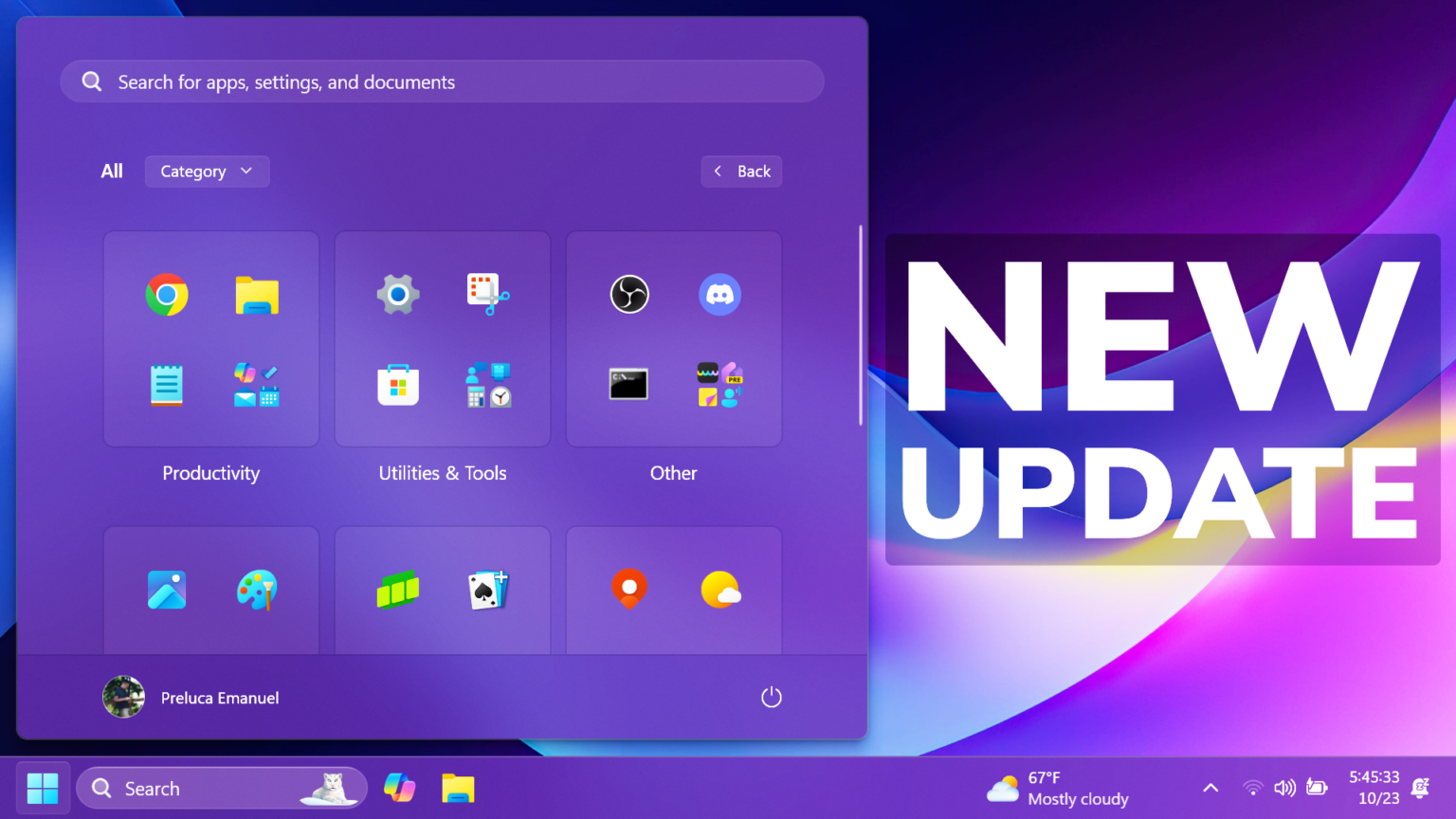 New Windows 11 Update – New Features in the Main Release (22631.4391 ...