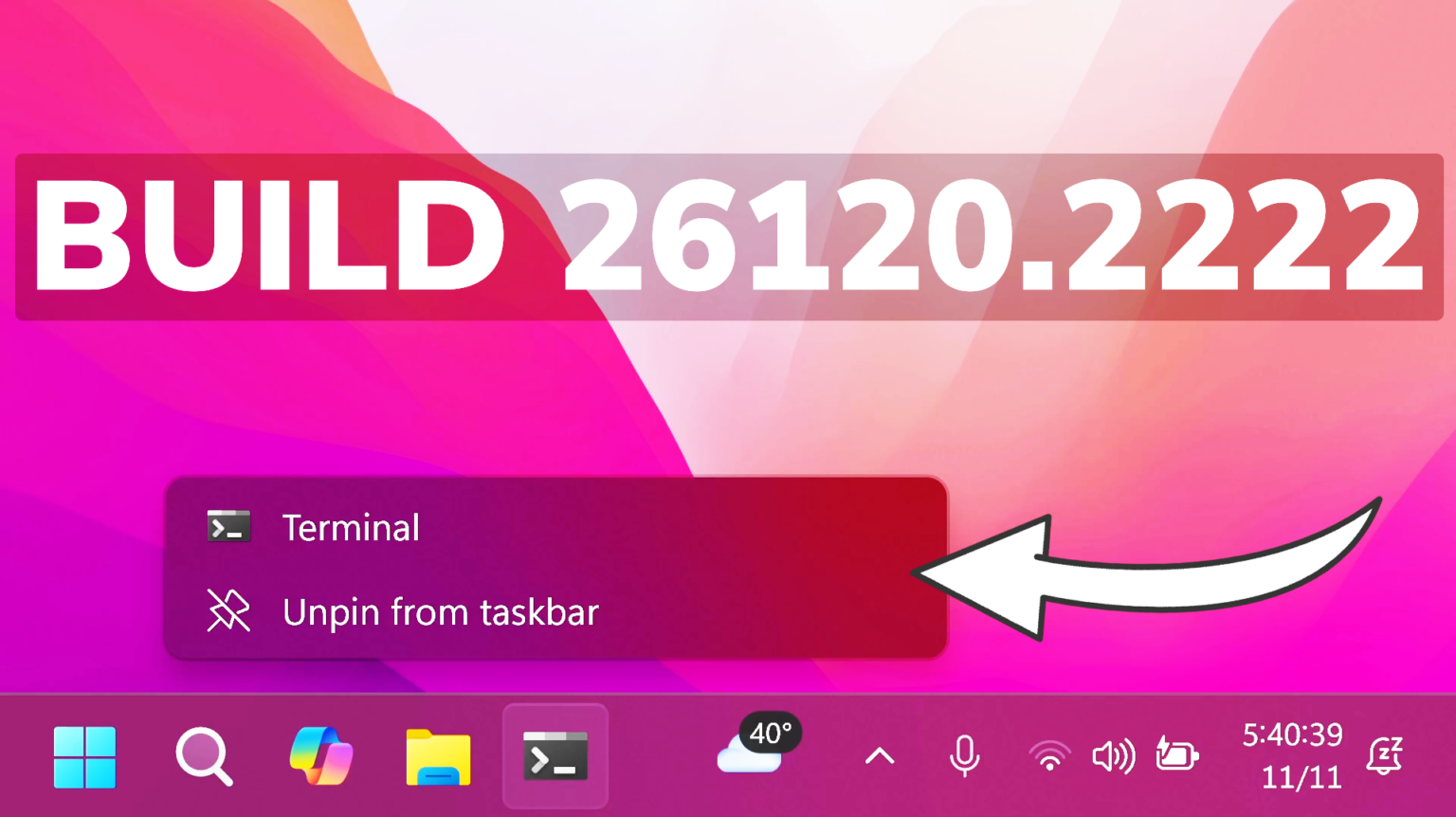 New Windows 11 Build 26120.2222 – New Taskbar Change and Fixes (Dev) - Tech Based