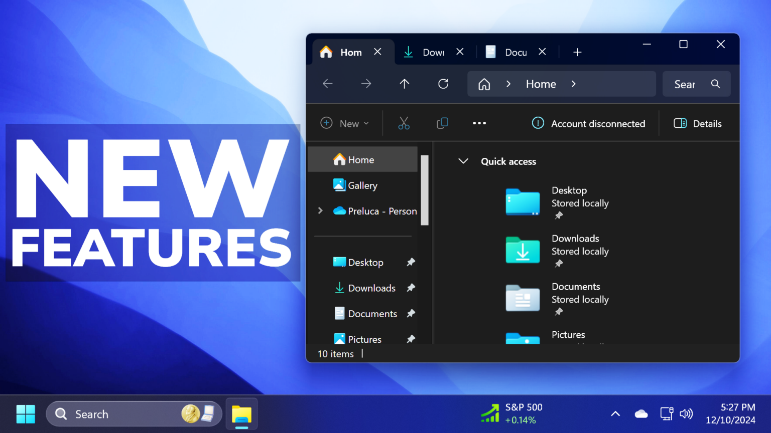 New Big Features in the File Explorer in Windows 11 22635.4580 (How to Enable) - Tech Based