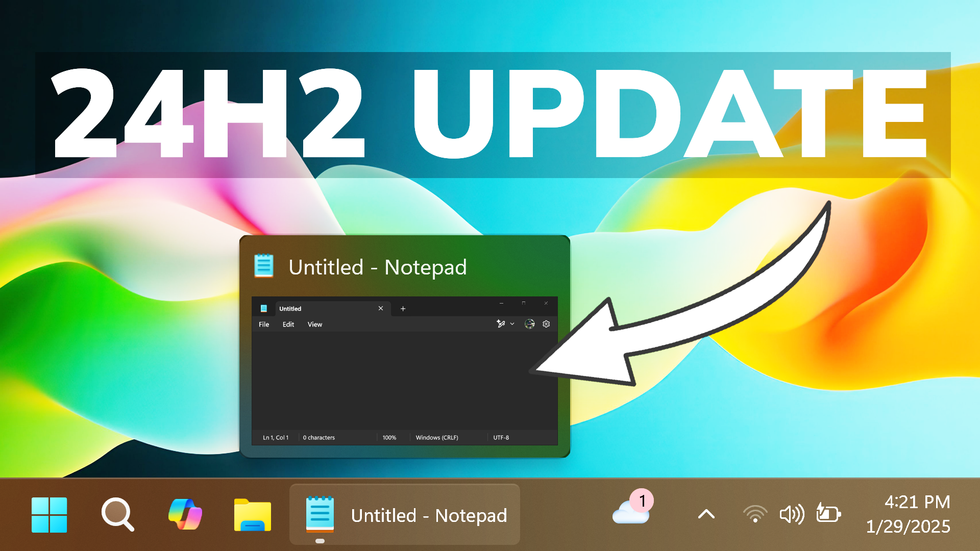 New Big Windows 11 24H2 Feature Update – New Taskbar Thumbnails, New ...