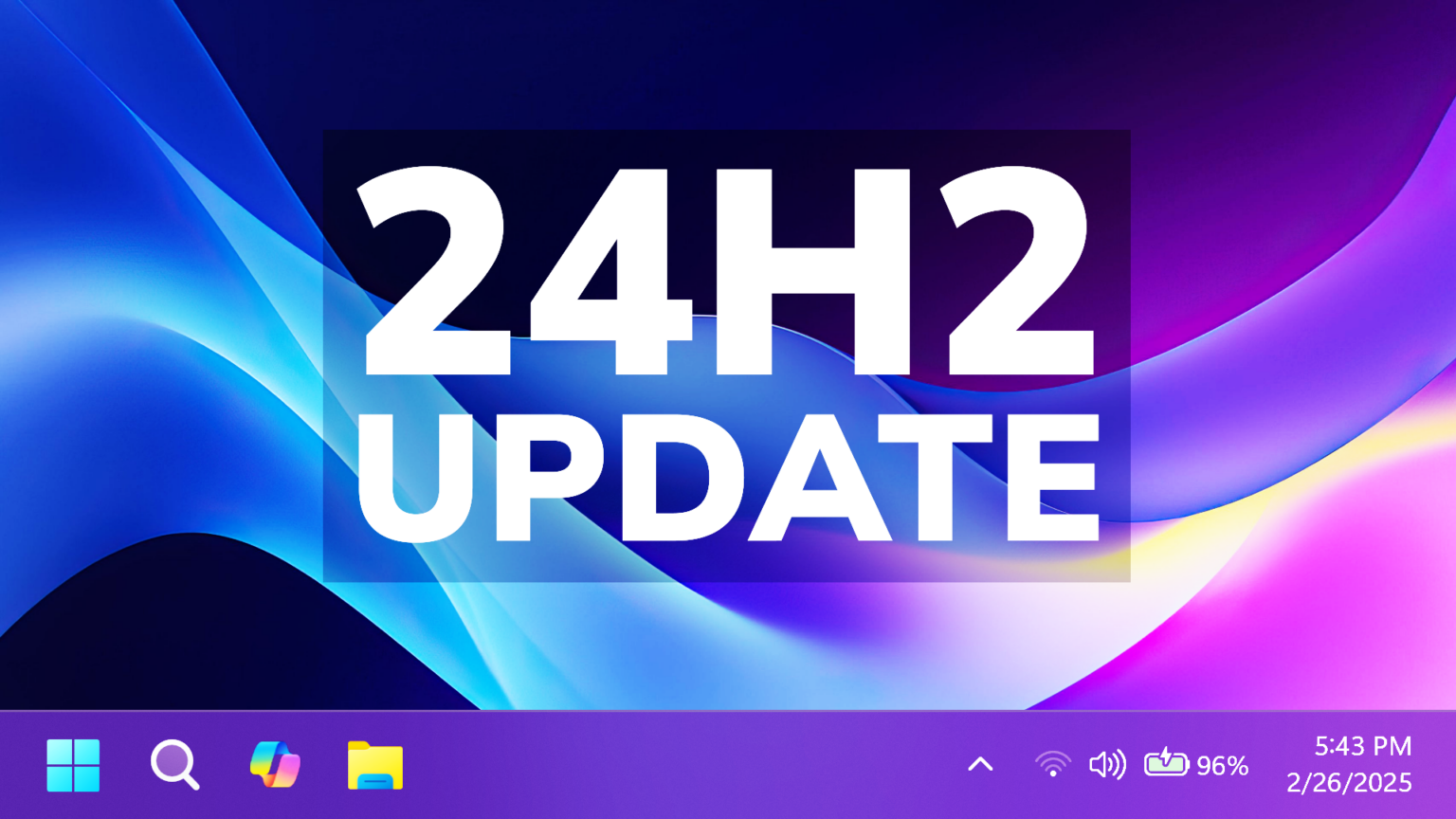 New Windows 11 24H2 Feature Update – Taskbar, Personalization, Camera ...