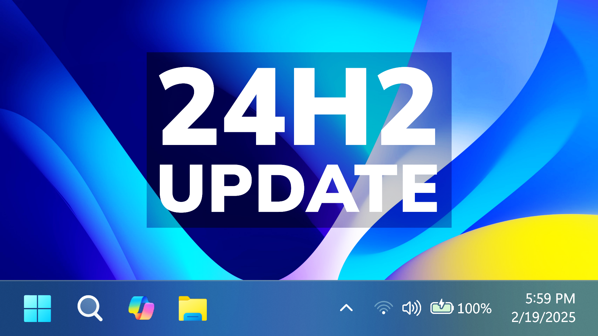 New Big Windows 11 24H2 Update – New Taskbar Battery Icon - Tech Based