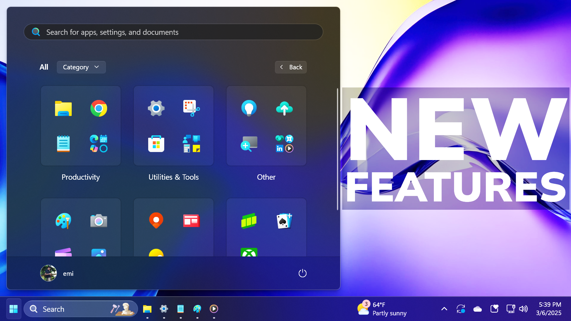 Windows 11 Taskbar With Small Icons Tech Based