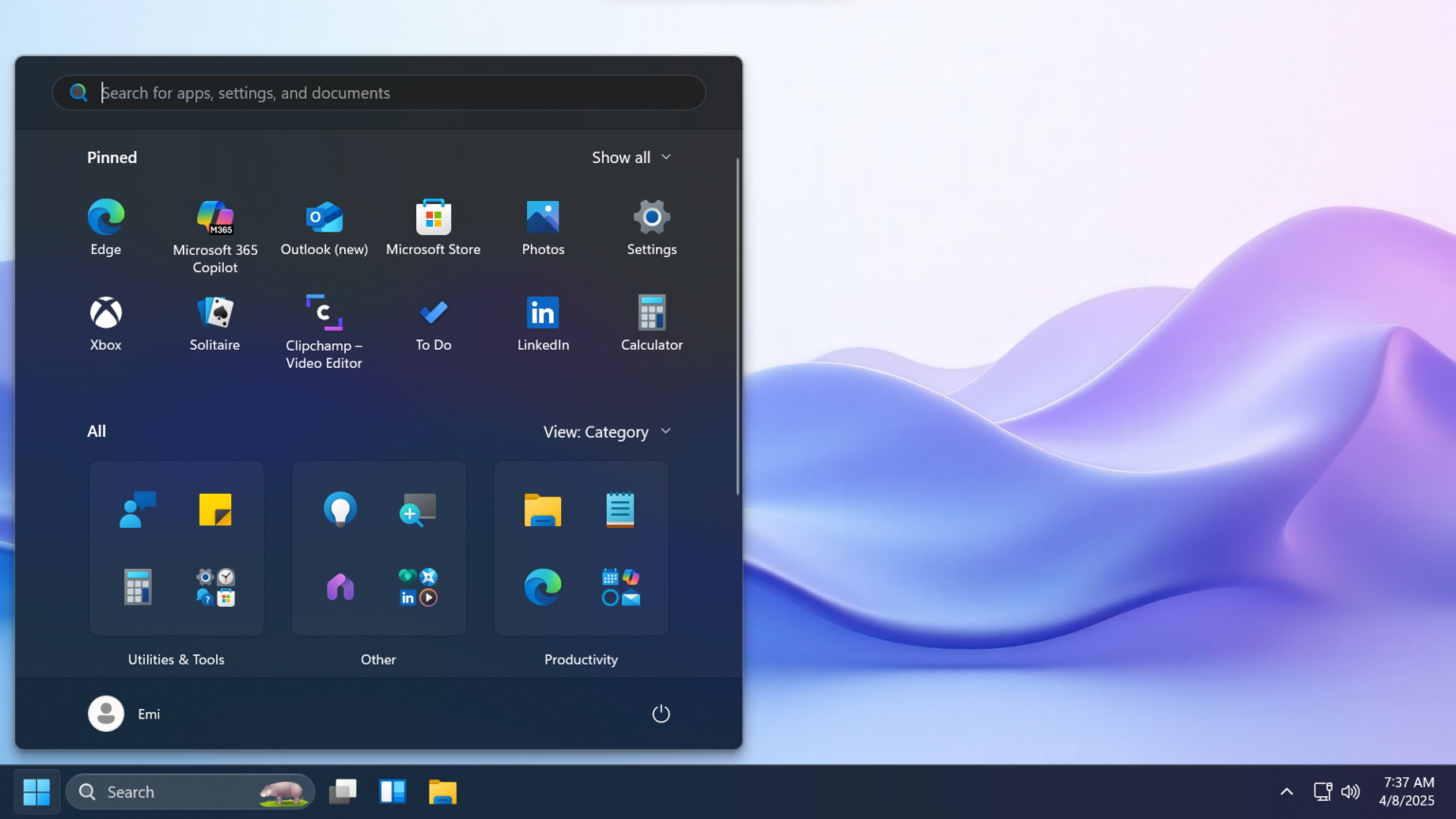 New Start Menu in Windows 11 23H2 Beta (Build 22635.5170) - Tech Based
