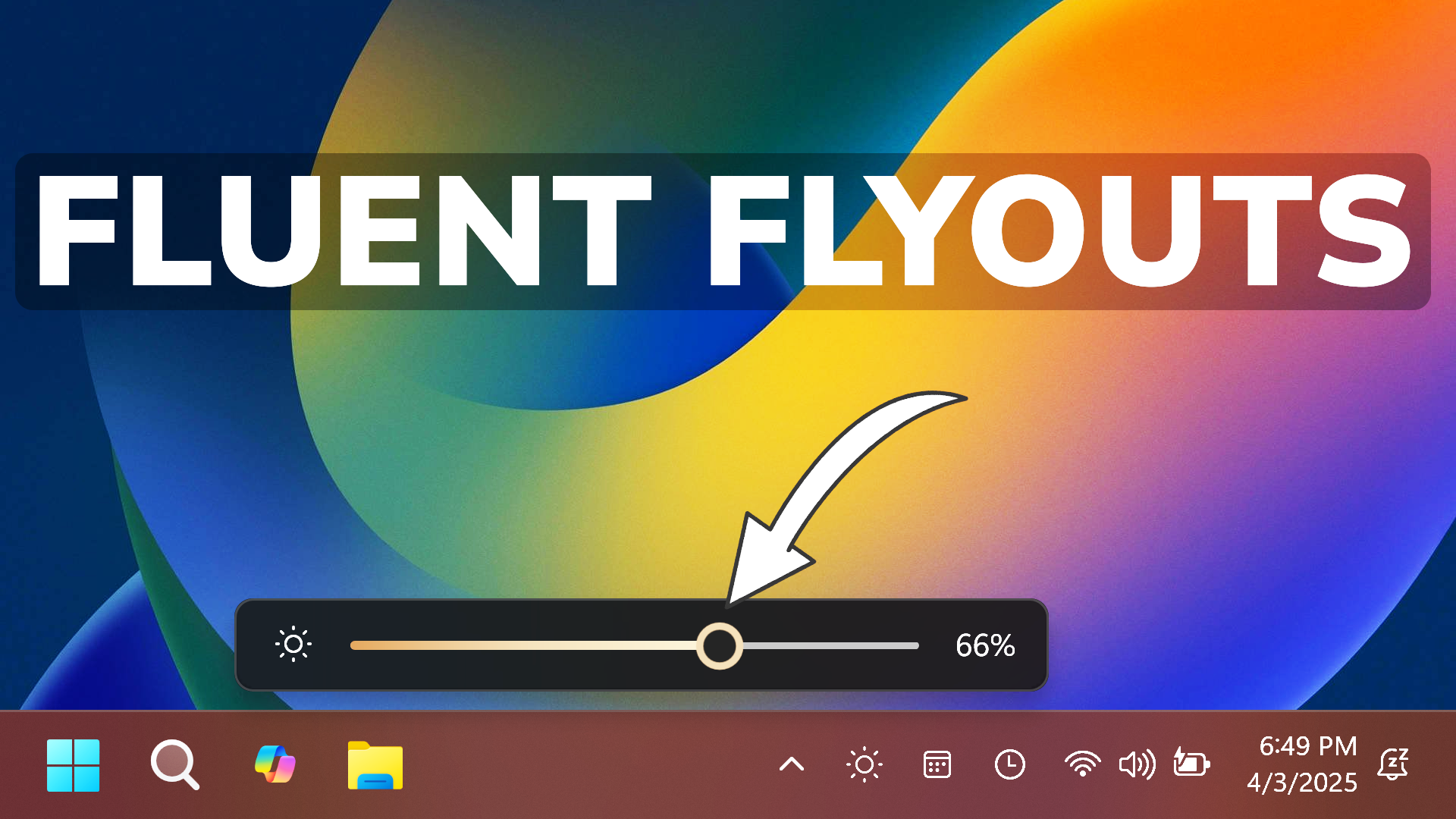 New Fluent Flyouts for Windows 11 24H2 (How to Get) - Tech Based